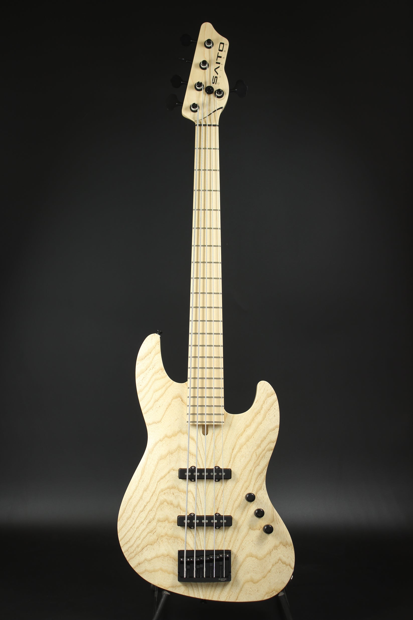 S-521b Naked / Ash-Maple / SS – SAITO GUITARS