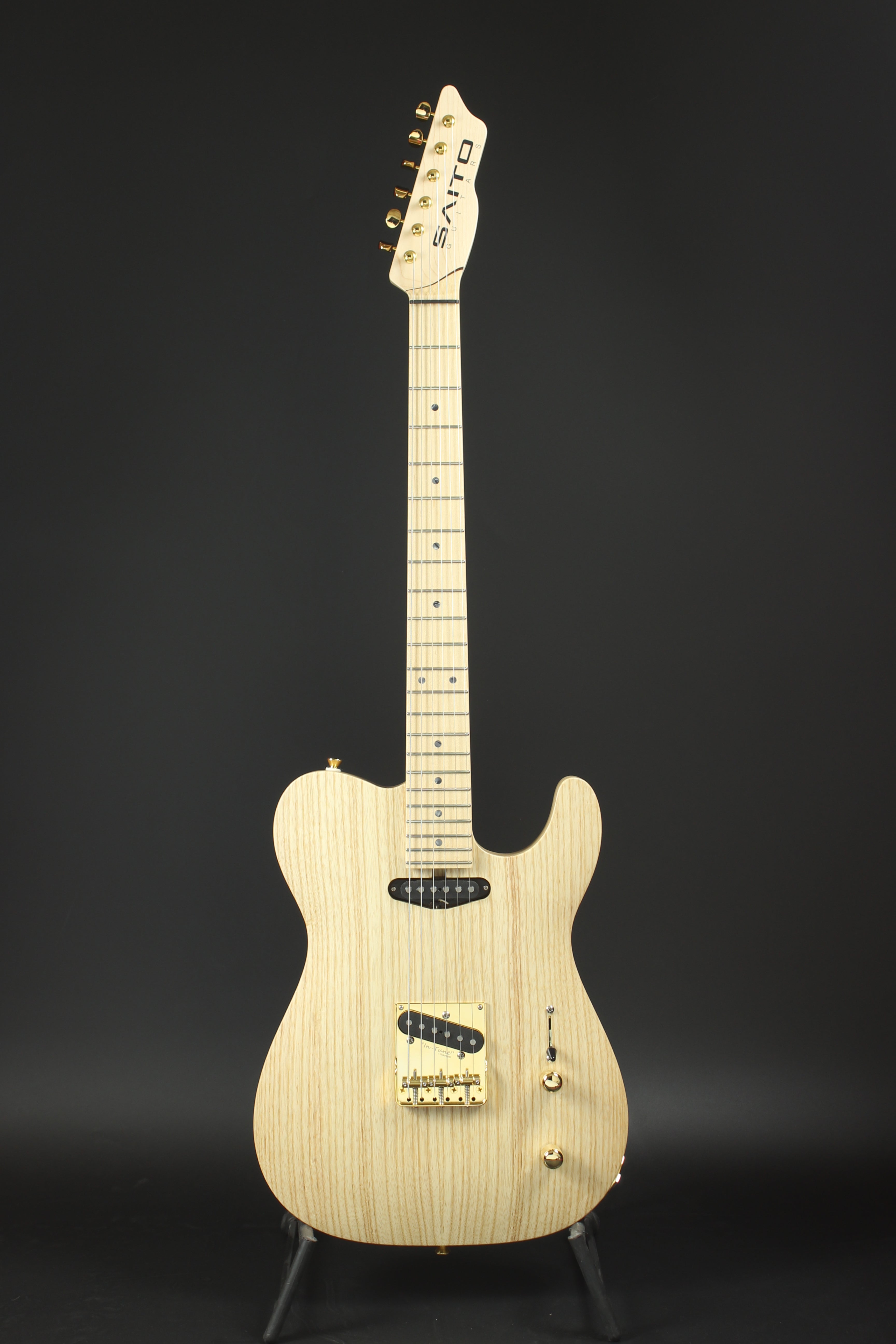 S-622TLC Naked / Ash-Maple / SS / Gold Hardware – SAITO GUITARS